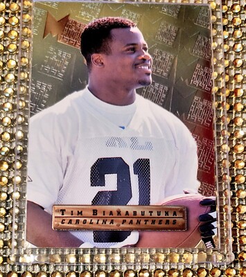 1996 Fleer METAL UNIVERSE Tim Biakabutuka RC #125 MINT‼️Panthers ...