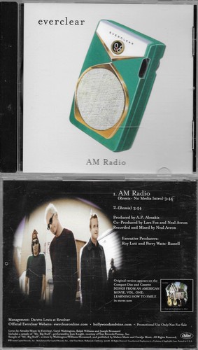 EVERCLEAR A.M. Radio promo CD single with PicCover | eBay