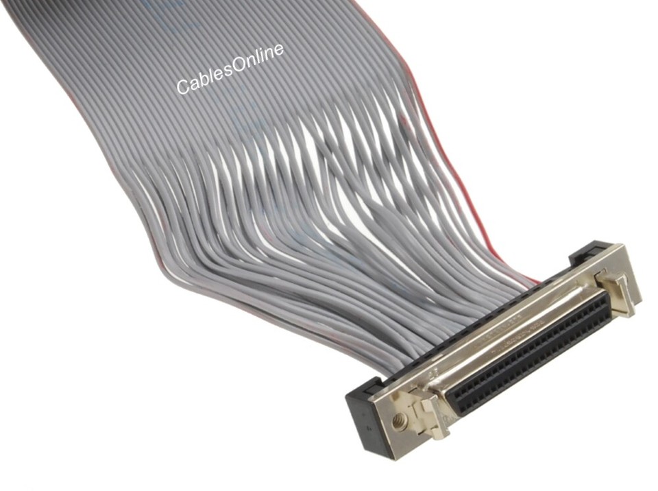 18" SCSI 50-Pin IDC50 Female to External SCSI-2 HPDB50 Female Ribbon ...