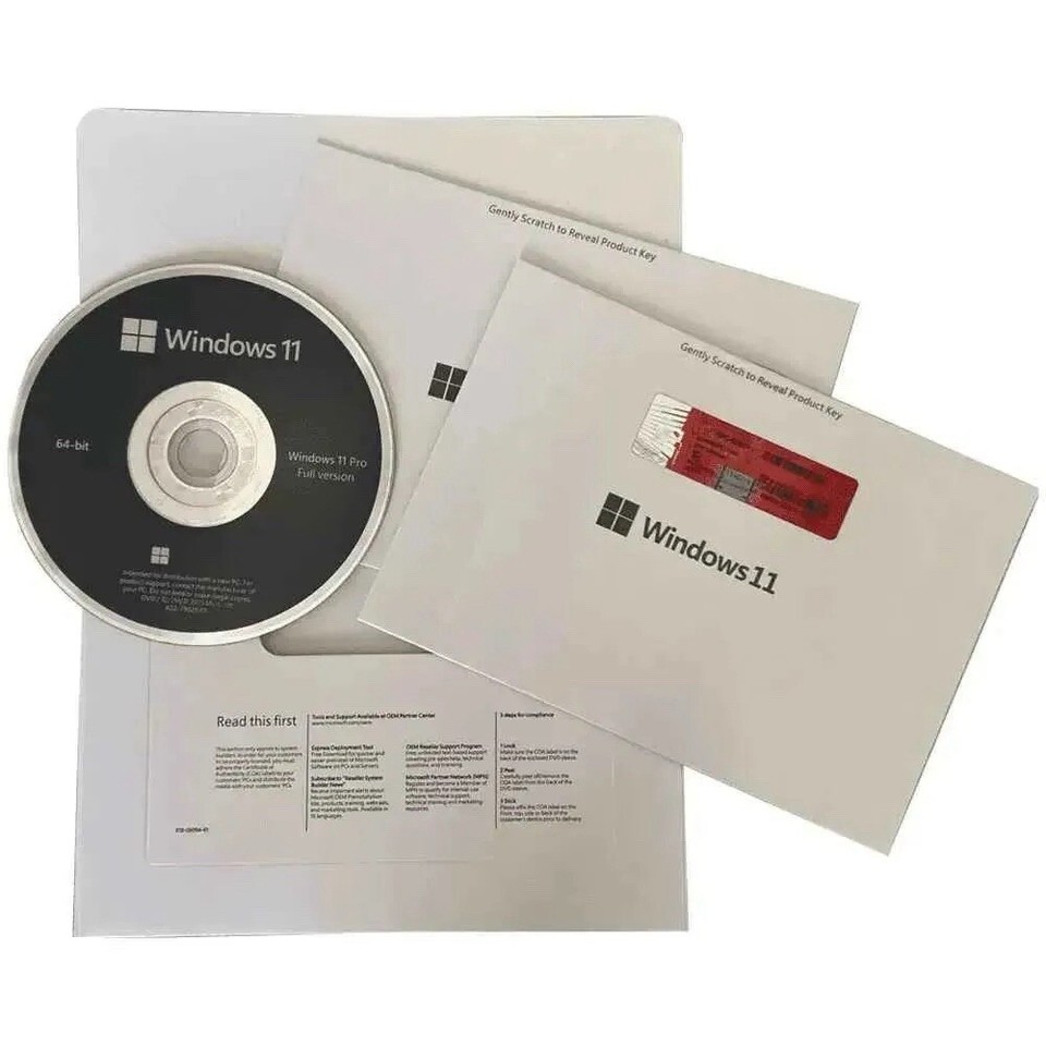 Sealed Brand New Windows 11 Pro 64-bit DVD with Authentic License ...