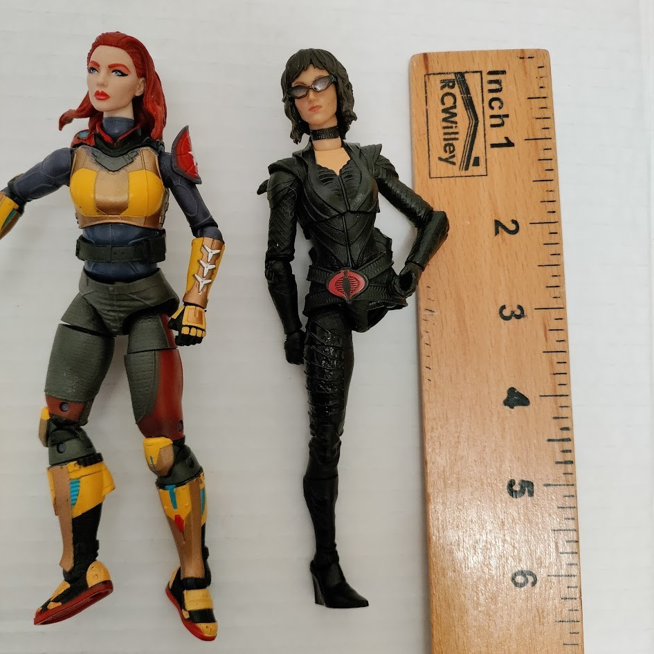 Lot Modern 2000s GI Joe Figures Cobra Steel Brigade Delta Firefly ...