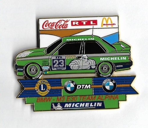 GROS PIN'S BMW DTM M3 E30 - MICHELIN | eBay