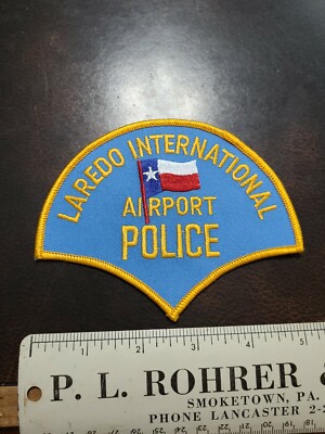 Vintage Obsolete Laredo International Airport Police Dept. Patch | eBay