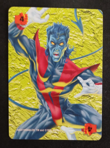 1995 Marvel Overpower Collectible Card Game Power Cards Nightcrawler (B ...