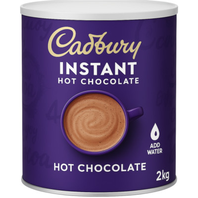 Cadbury Instant Hot Chocolate 2kg Coca Powder Tub (Add Water) | eBay UK