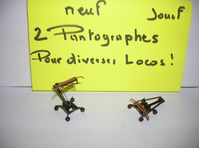 2 PANTOGRAPHES BB 16707 TGV FOBBI ET AUTRES LOCO JOUEF | eBay