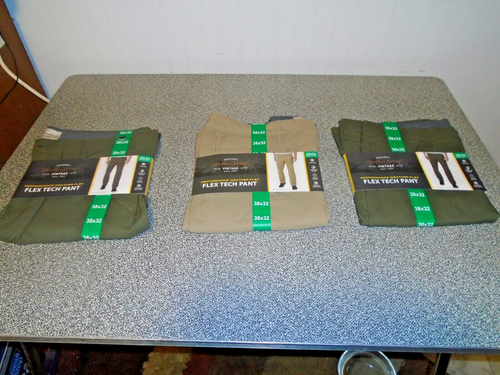 3 Men's Weatherproof Vintage Performance Flex Tech Lightweight Pants ...