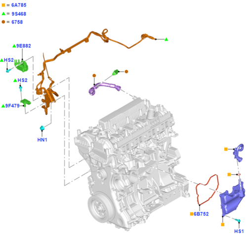 Ford F2GZ9S468A Genuine OEM Hose & Tube ASSY for sale online | eBay