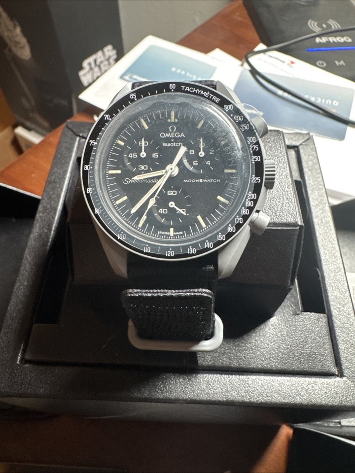 Swatch x Omega Moonswatch Mission To The Moon - With Box | eBay