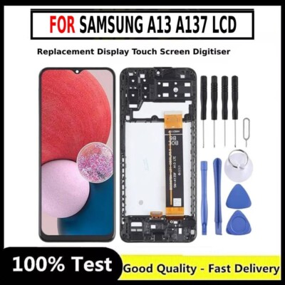 For Samsung Galaxy A13 4G (SM-A137) LCD Screen Display Touch Digitizer ...