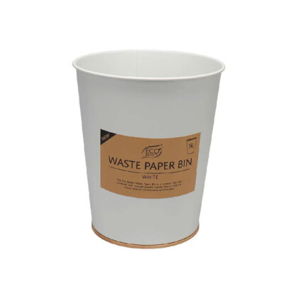 Eco Basics Compact Versatile Waste Paper Rubbish Disposal Bin 5L ...