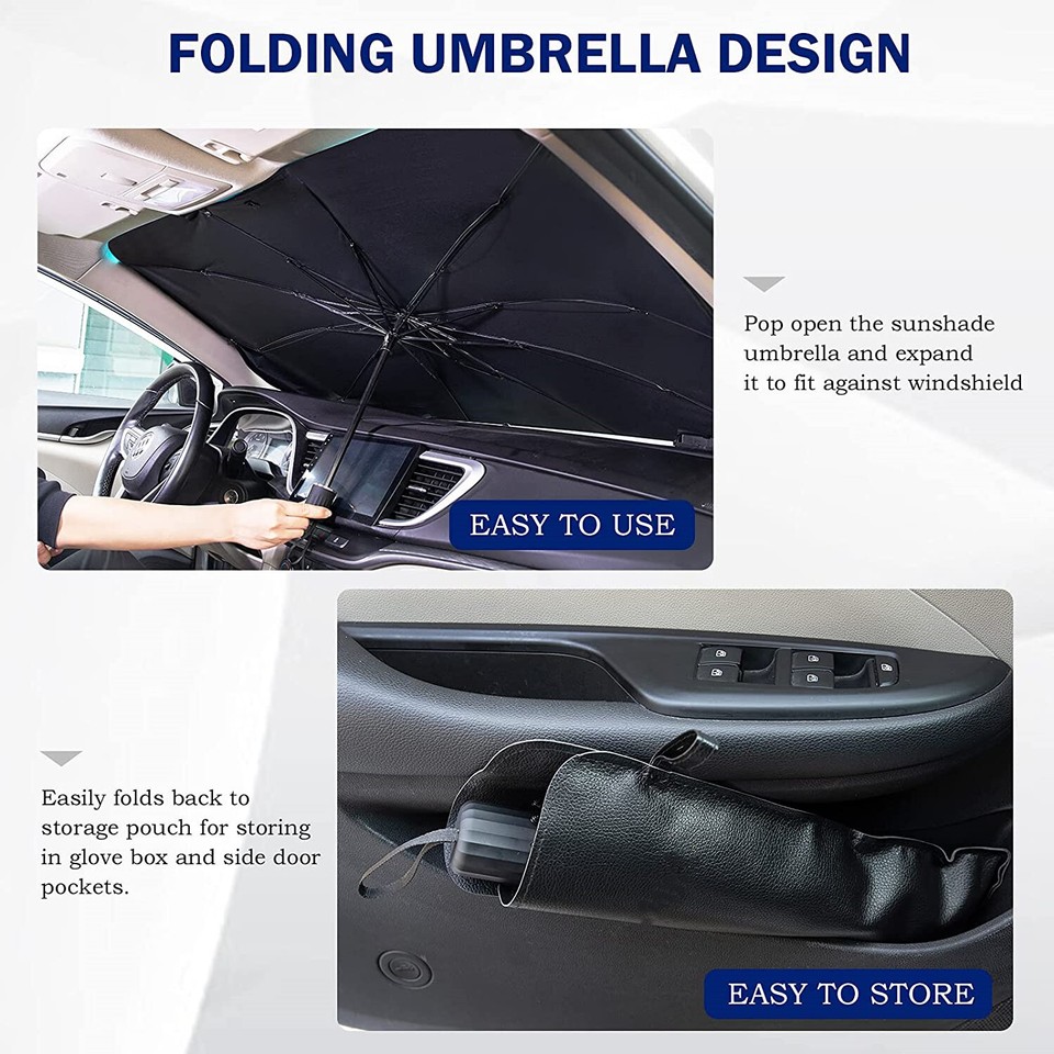 For Cadillac Car SUV Windshield Umbrella Sun Shade UV Block Window ...