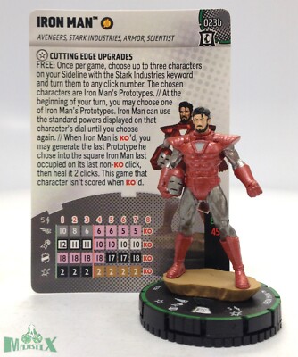 Heroclix Collector's Trove set Iron Man #023b Prime figure w/card! | eBay