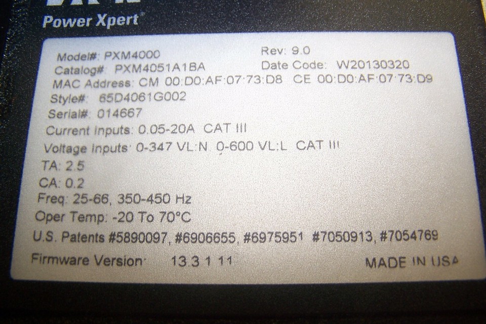 EATON POWER XPERT UNINTERRUPTED POWER SUPPLY PXM4000 | eBay