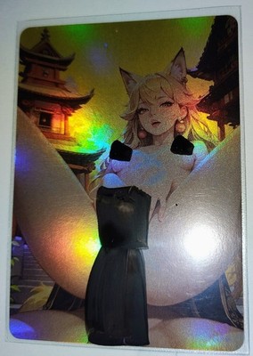 Tenko The Golden Fox 20/72 Caffeine Critical Full Glory Waifu NSFW HoloFoil Rare | eBay