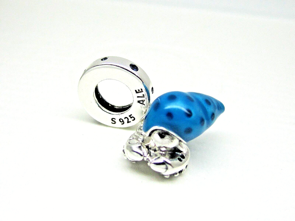 Authentic Pandora #792700C01 Glow-in-the-dark Hermit Crab Dangle Charm ...