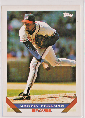 Marvin Freeman Atlanta Braves Pitcher 1993 Topps Card # 583 Near Mint ...