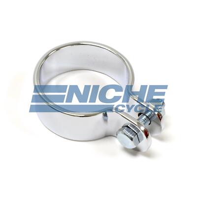 Motorcycle Custom Exhaust Head Pipe Muffler Mounting Center Clamp ...