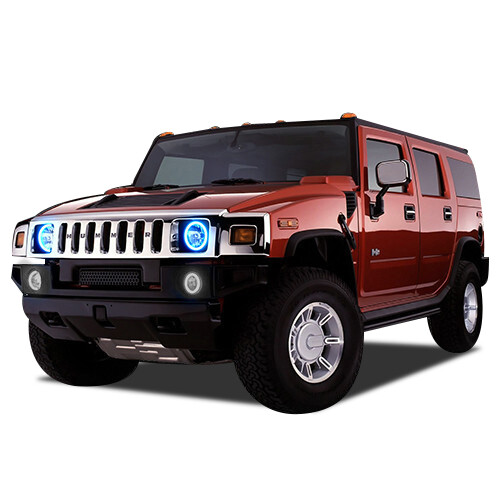RGB Multi Color WIFI Headlight Halo kit for Hummer H2 03-09 | eBay