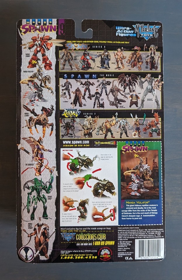Spawn MANGA Violator Spawn Repaint Series 9 1997 Ultra Action Figure ...