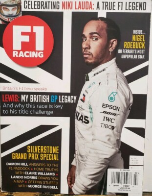 F1 Racing UK July 2019 Nigel Roebuck Silverstone Grand Prix FREE ...