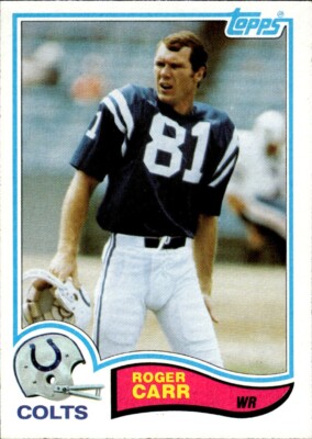 1982 Topps Roger Carr Baltimore Colts #12 | eBay