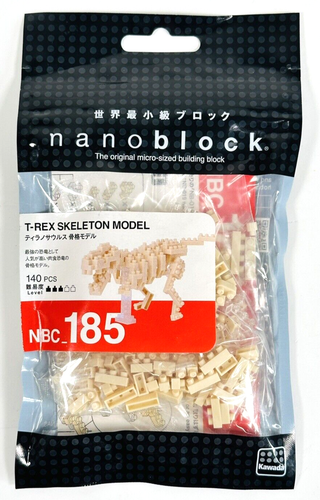 NEW! 2017 Nanoblocks T-Rex Skeleton 140 Pcs Building Kit Model: NBC_185 ...