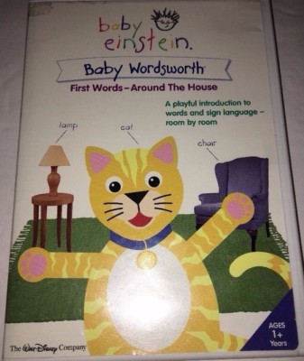Baby Einstein-Baby Wordsworth/First Words-Around the House-DVD-RARE ...