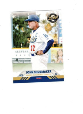John Shoemaker 2024 Rancho Cucamonga Quakes baseball card Manager | eBay