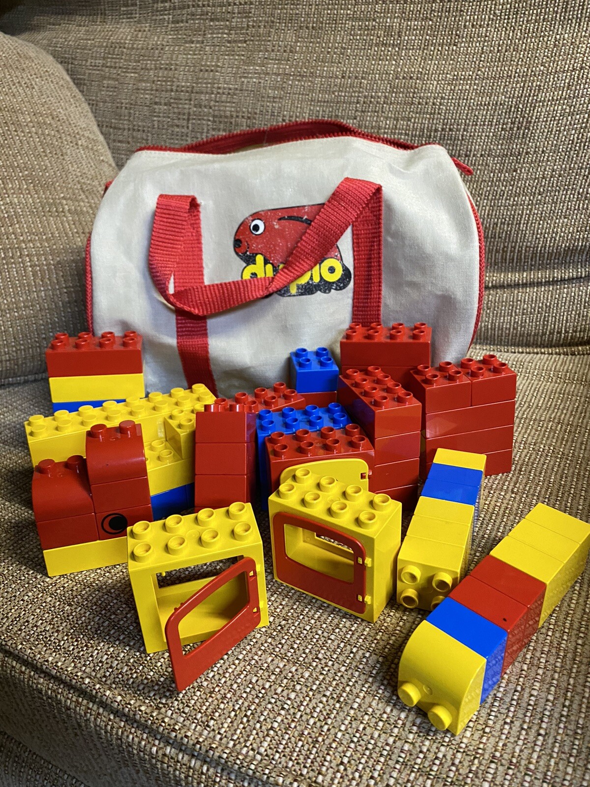 1986 duplo vintage lego duffel bag | eBay