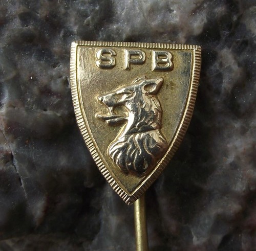 Antique SPB Anti Fascist Fighters Union of Czechoslovakia Wolf Head Pin ...
