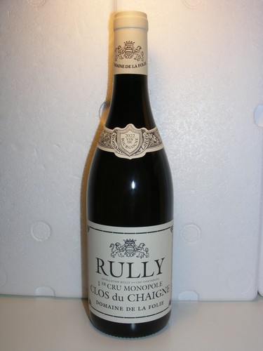 RULLY 1ER CRU MONOPOLE CLOS DU CHAIGNE 2022 DOMAINE DE LA FOLIE | eBay