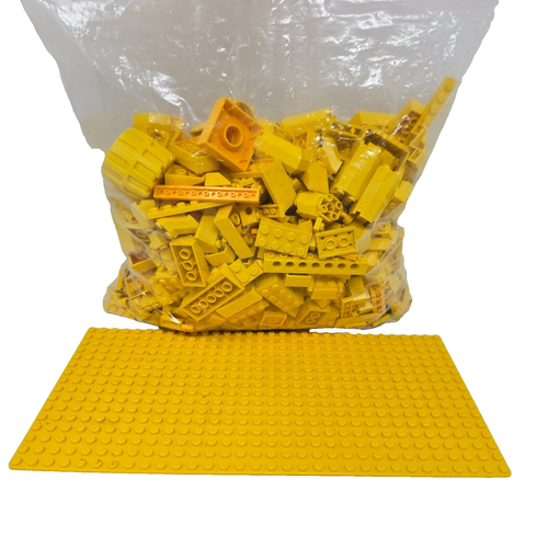 Lego Color Sorted Lot Yellow 1 lb 13 oz Assorted Pieces Bricks | eBay