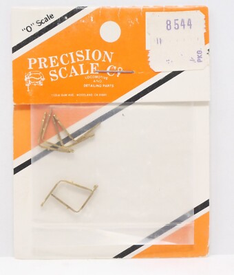 Precision Scale 8544, Brackets, 1'-6" running board (6), Brass O Scale ...