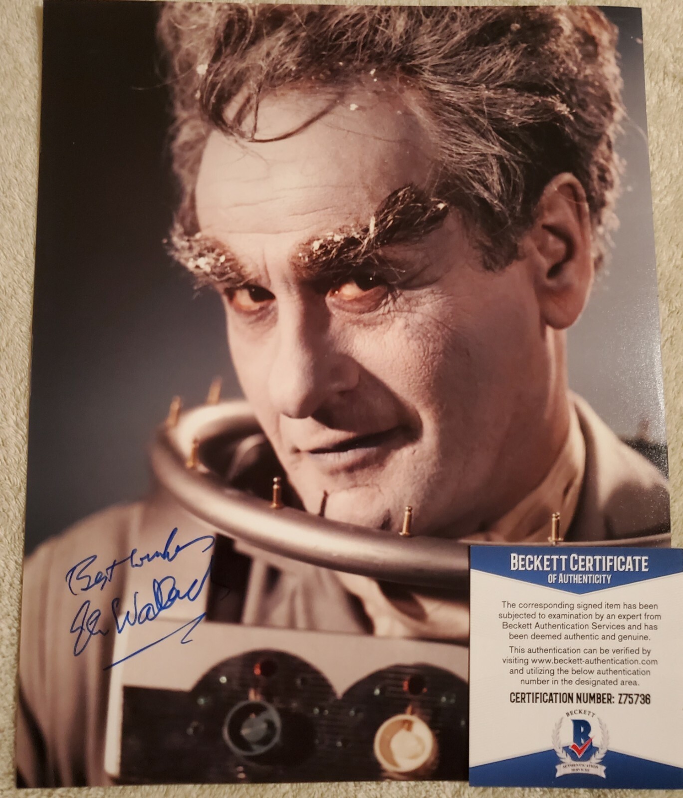 ELI WALLACH SIGNED AUTOGRAPHED COLOR 8x10 BATMAN MR. FREEZE PHOTO BAS ...