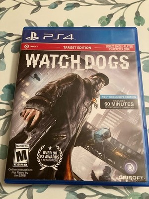 Watch Dogs PS4 Game Target Edition 60 Minutes Bonus Content 8888358046 ...
