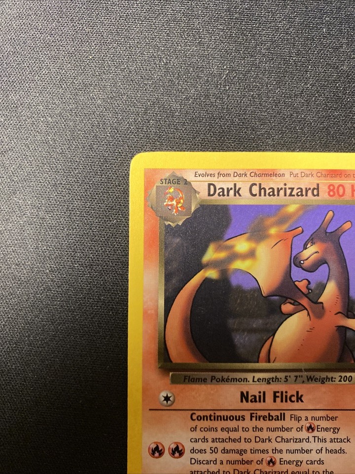 Pokémon TCG Dark Charizard Dark Charmeleon Charmander Evolution Team Rocket Set | eBay