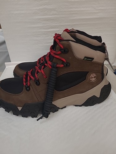 Mens Timberland Motion Scramble Mid Lace Waterproof Hike Boot Brown Sz ...