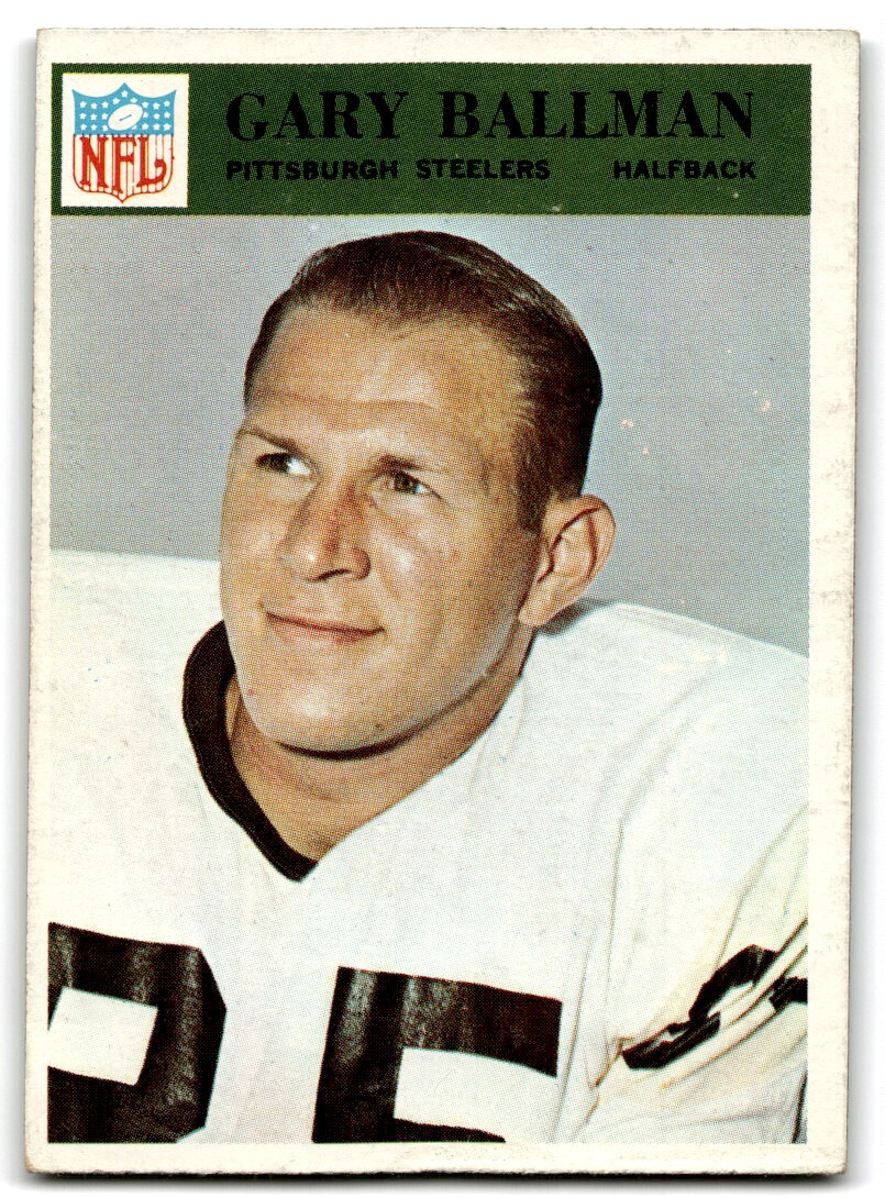 1966 Philadelphia Gary Ballman Pittsburgh Steelers #145 | eBay