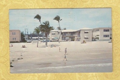 FL Hollywood Beach 1972 postcard RIPTIDE APARTMENTS 2300 N SURF RD to ...