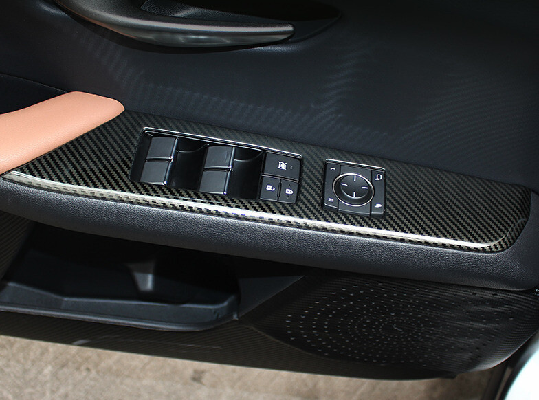 For Lexus UX 200 250h 2019-2024 Carbon Fiber Steel Window Lift Lock ...