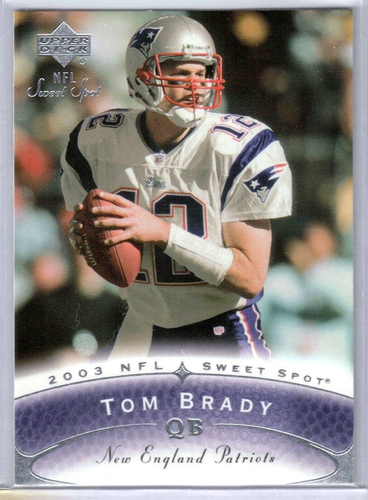 Tom Brady 2003 Upper Deck NFL Sweet Spot Card #12 | eBay