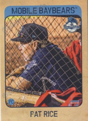 2018 Mobile Baybears Pat Rice PC Los Angeles Angels | eBay