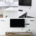 Thin Flat Plug Power Strip Screw Mount, Ultra Plug Thin Surge Protector ...