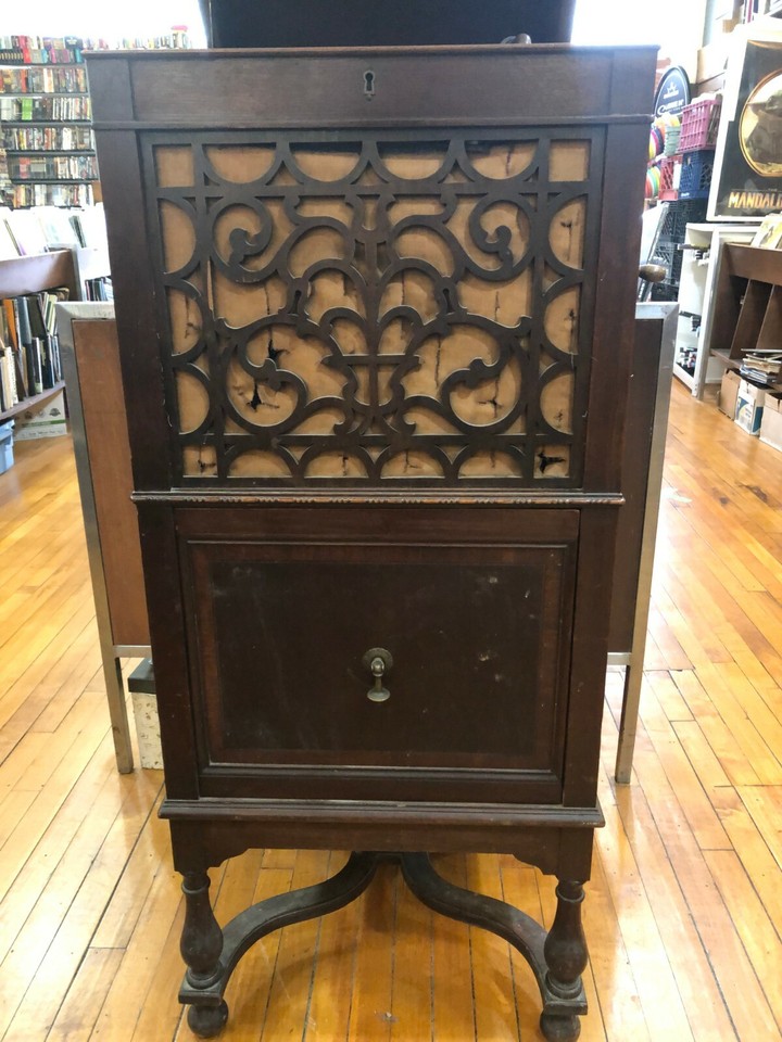 Edison W-250 Wind Up Diamond Record Phonograph Player Model 250 Works ...