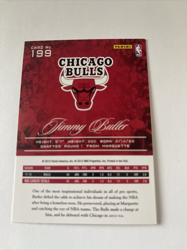 2012-13 JIMMY BUTLER ROOKIE CARD | eBay