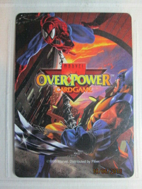 1995 MARVEL OVERPOWER ( OP ) INAUG - HERO CARD - GAMBIT | eBay