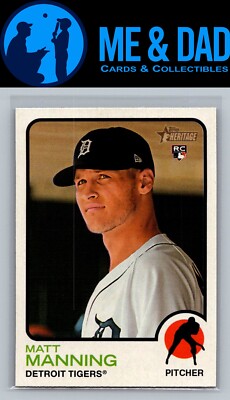 2022 Topps Heritage #227 Matt Manning | eBay