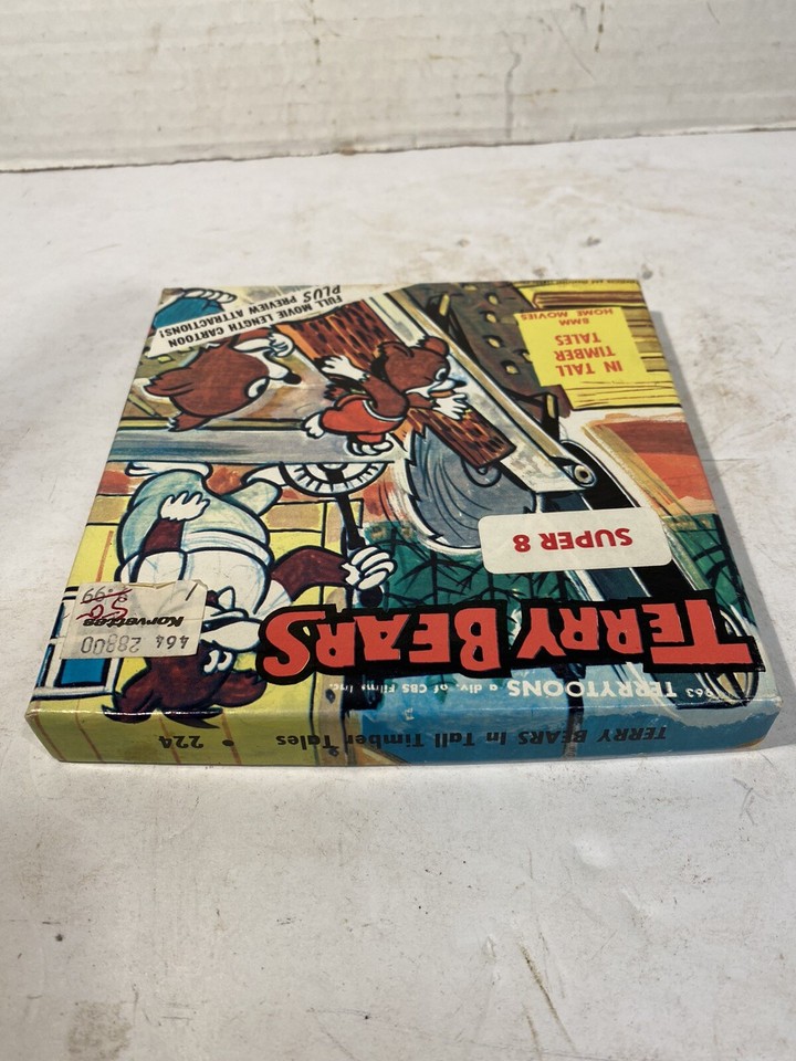 Terrytoons Terry Bears in Tall Timber Tales Super 8 Film Vintage Reel ...