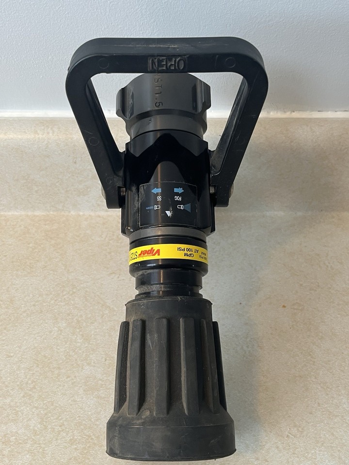 Fire Hose Nozzle Spray VIPER ST2510-PV Handle Industrial Sprayer 2” Max ...